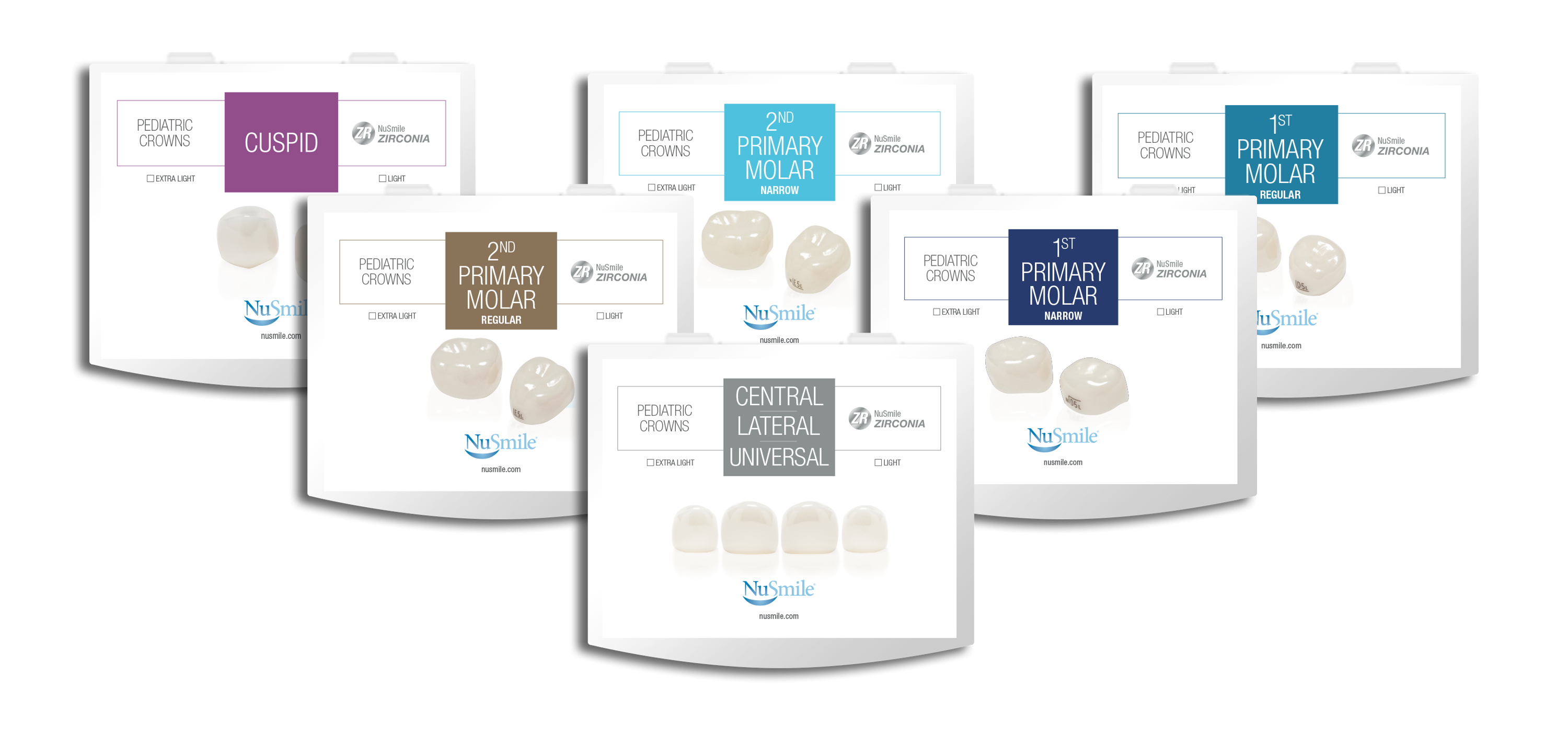 NuSmile ZR Primary Zirconia Crowns - Pediatric Dental Solutions